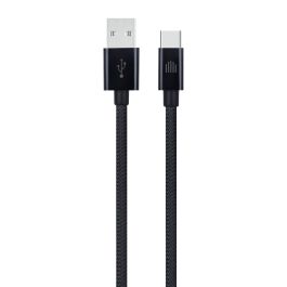 Dviced Cable USB-A to USB-C Nylon Textile 1,25m - Black (CZ)